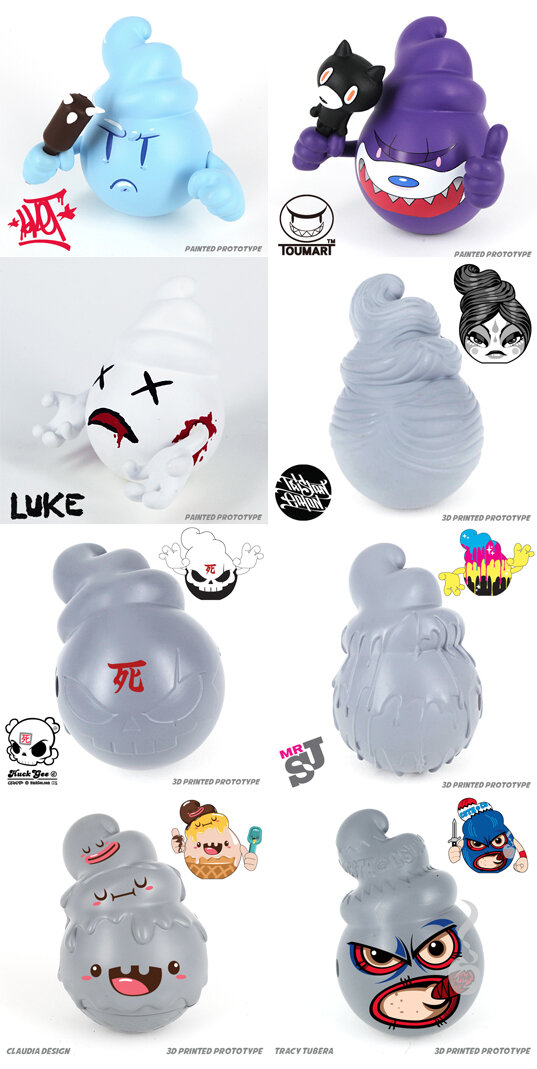 Dripple Series One Kickstarter from Mighty Jaxx - The Toy Chronicle