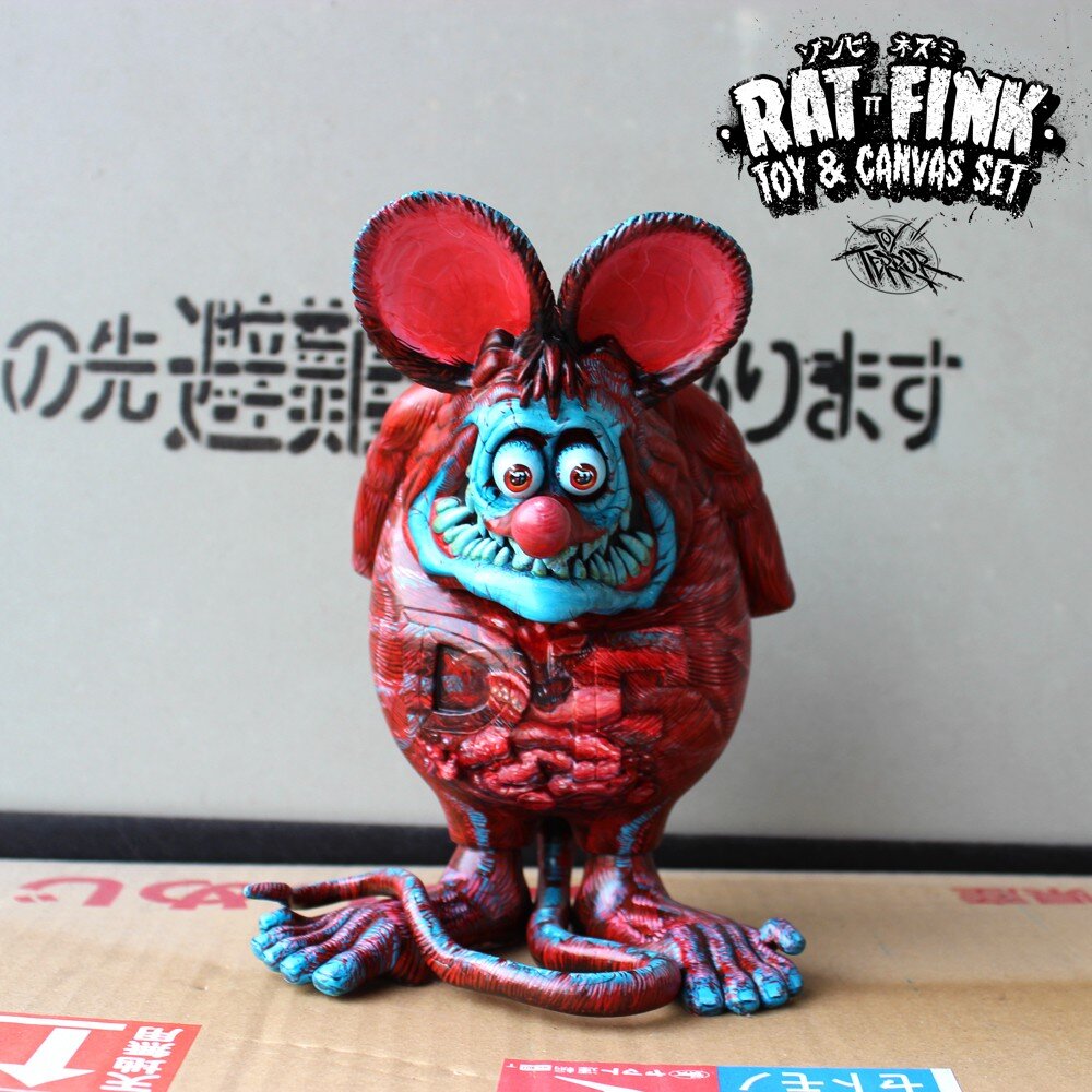 Toy Terror "RAT FINK" Toy and Canvas Set - The Toy Chronicle