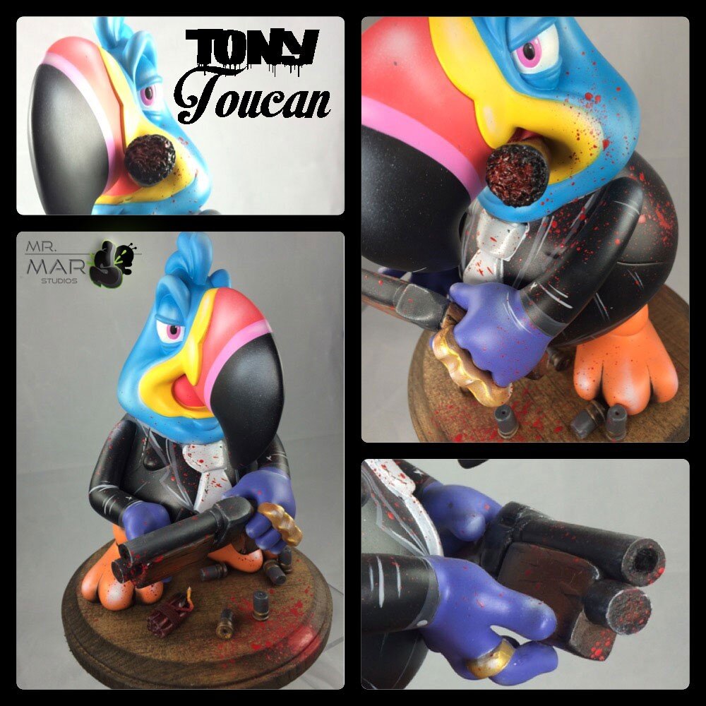 Tony the Toucan & Roger Rabbity By Mr Mars - The Toy Chronicle