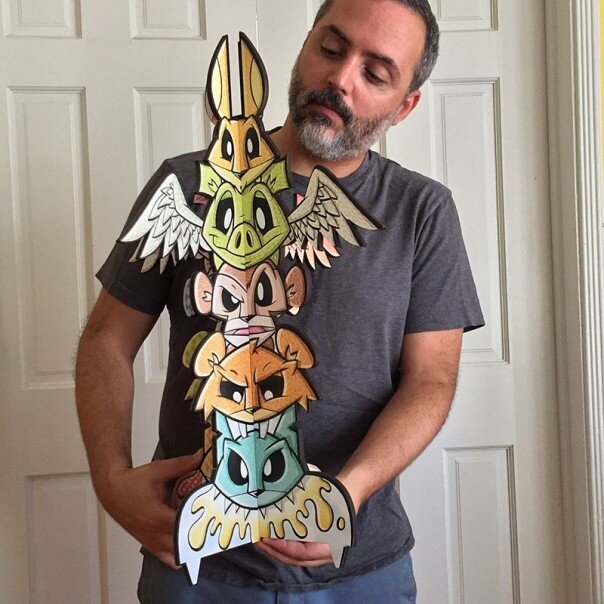 Joe Ledbetter brings his Crazy-Catzilla & more to DCon - The Toy Chronicle