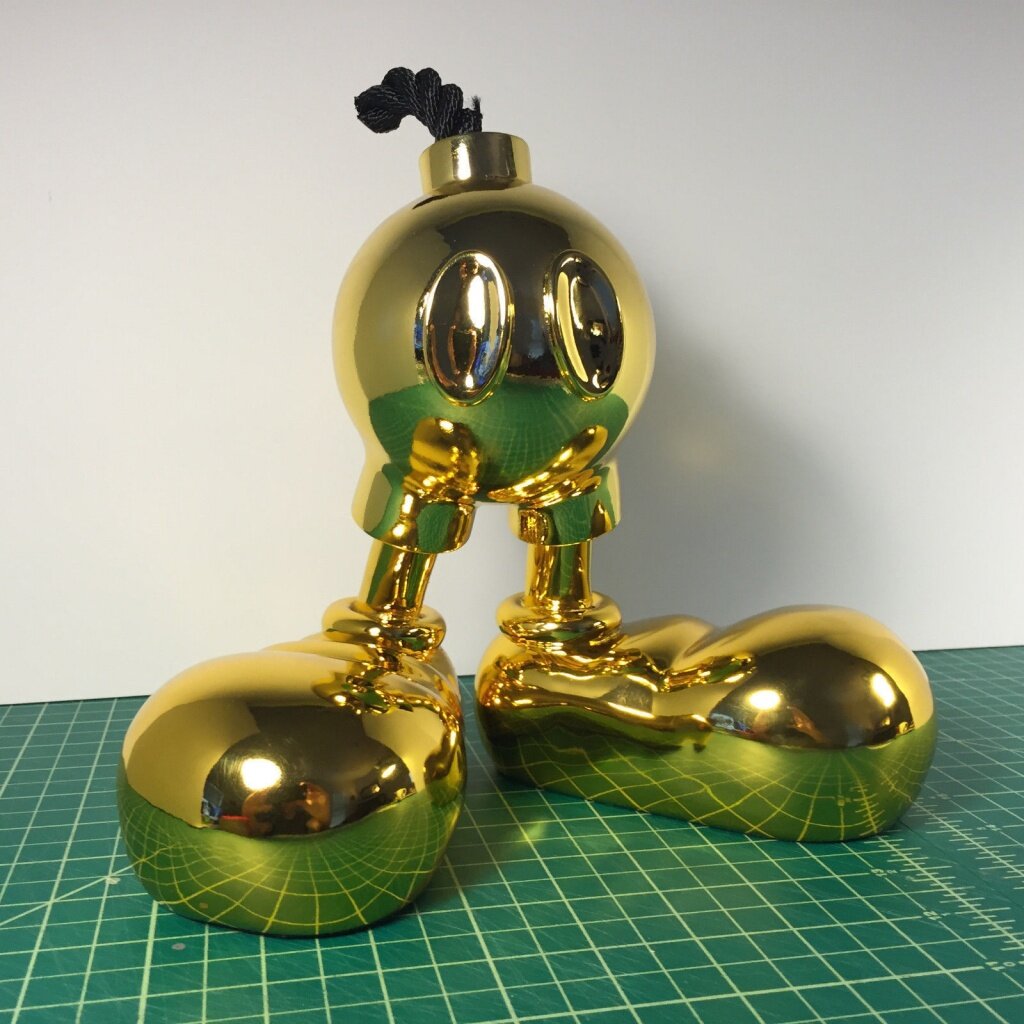 Signed Friendly Fire Gold Edition by Jason Freeny goes on auction ...