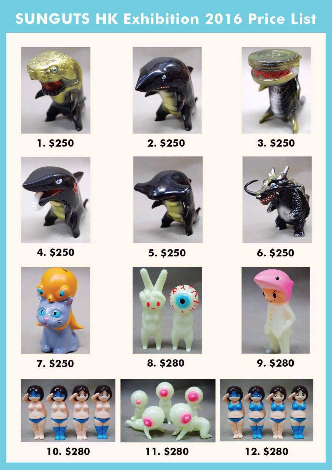 SUNGUTS Exhibition 2016 at Angel Abby - The Toy Chronicle