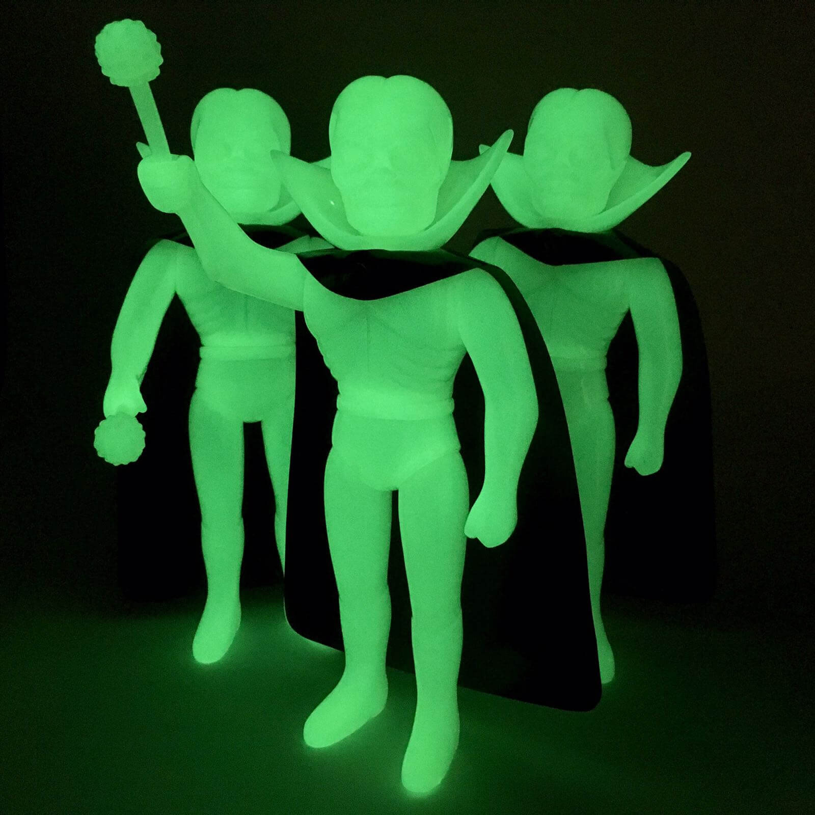 Awesome Toy Exclusive blank GID Phantom Bat - The Toy Chronicle