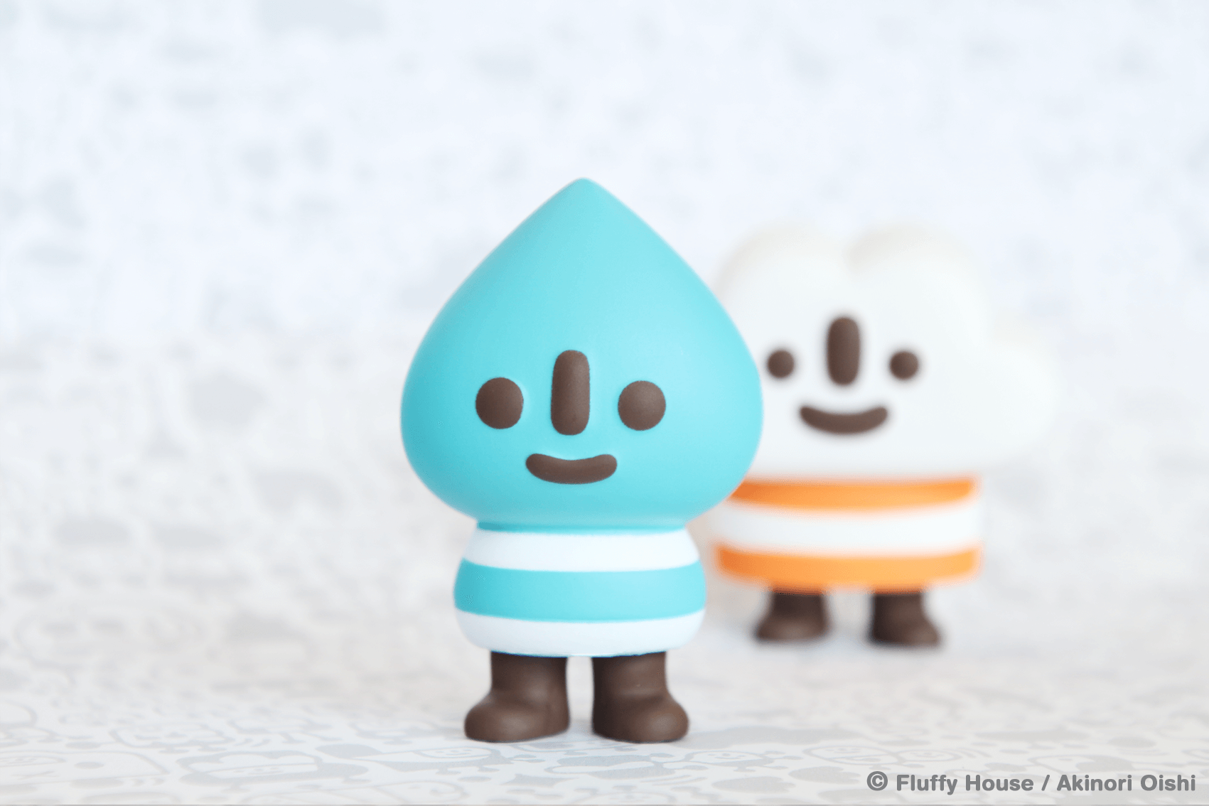 Aki Smiles Mr White Cloud and Little Raindrop By Akinori Oishi x Fluffy ...