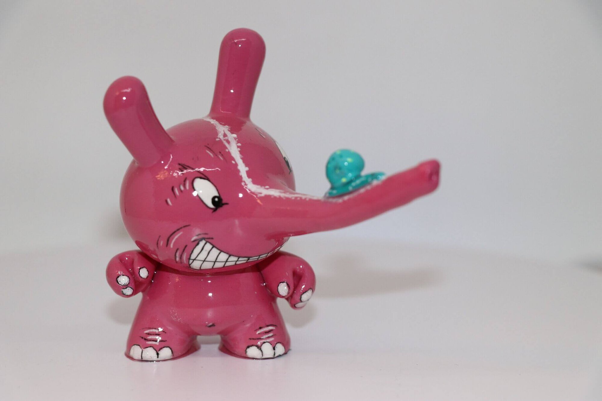 Twelve Angry Elephants - Angel Once Custom Kidrobot Dunny Series with ...