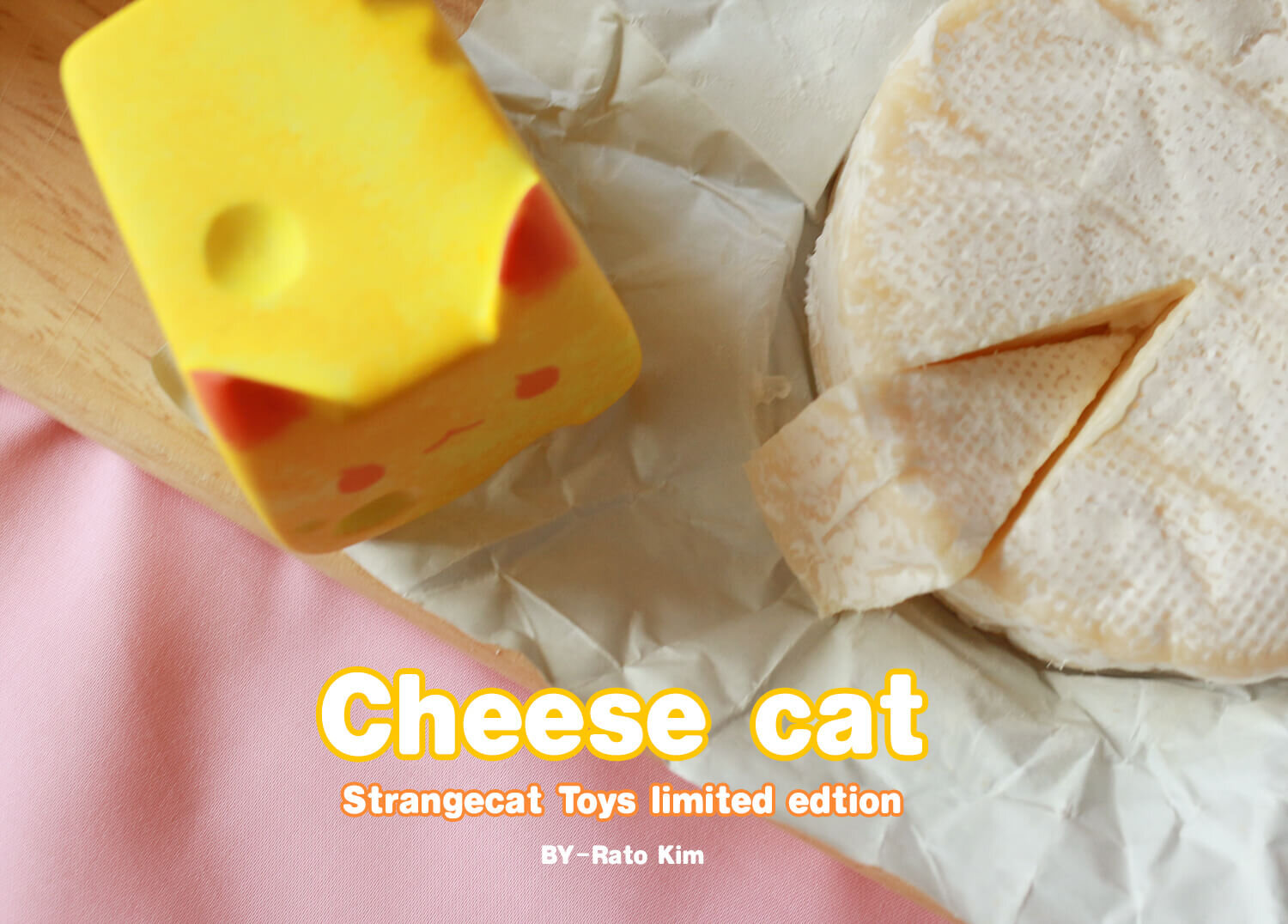 Cheese Cat By Rato Kim x Strangecat Toys Exclusive - The Toy Chronicle