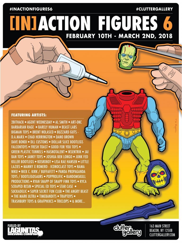 (In)Action Figures 6 at Clutter Gallery - The Toy Chronicle