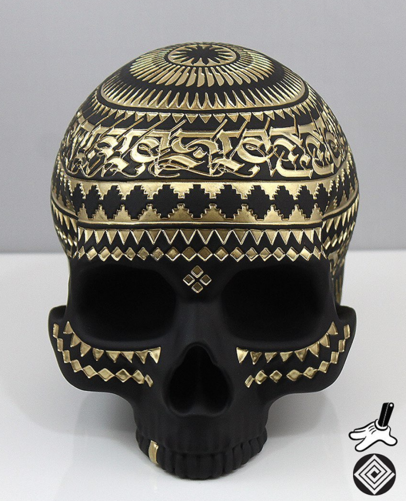 Memento Mori Skull By Cryptik x Silent Stage Gallery - The Toy Chronicle