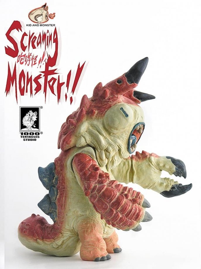 Screaming Monster - Scarlet Version By 1000Tentacles - The Toy Chronicle
