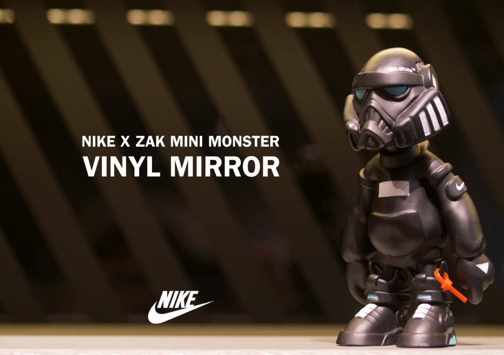 Nike x Zak Mini Monster VINYL MIRROR Exhibition - The Toy Chronicle