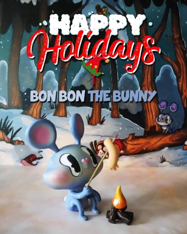 Bon-Bon Bunny Happy Holidays by Yoii x Wetworks - The Toy Chronicle