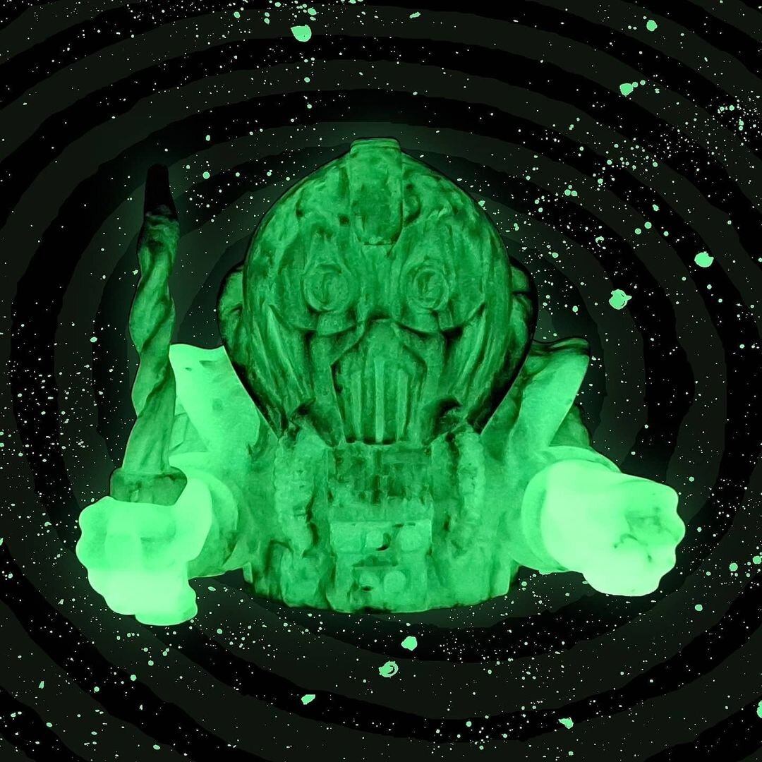 CDK Marbled MABA - GID & Black - The Toy Chronicle