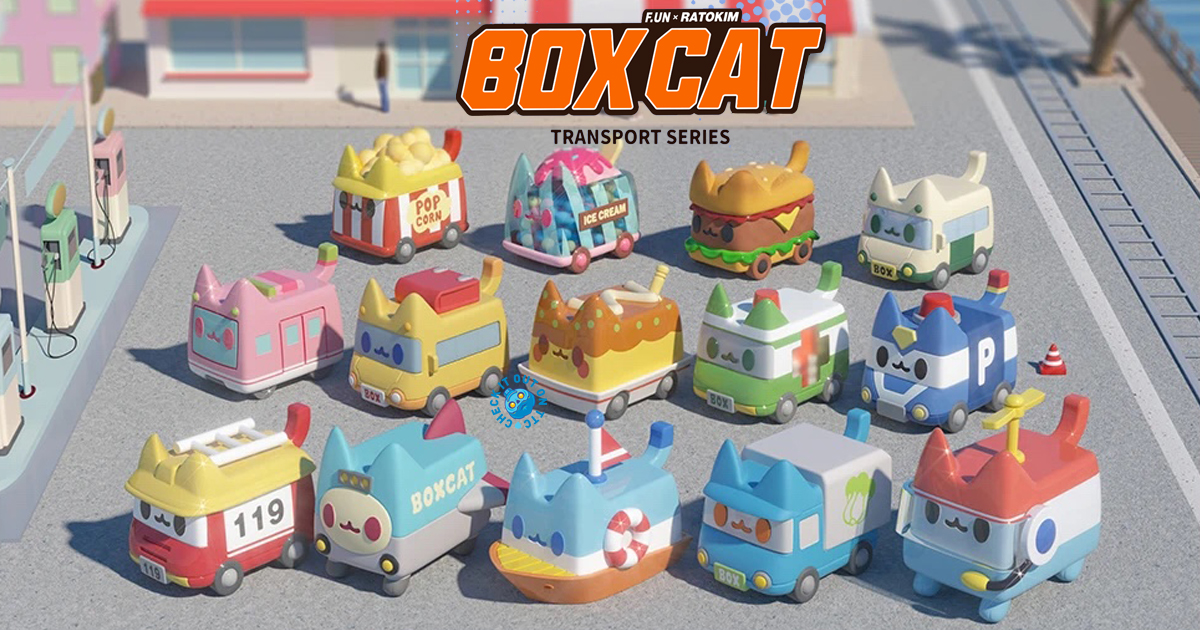 Rato Kim x Finding Unicorn: Boxcat 2 Transportation Blind Box Series - The Toy Chronicle