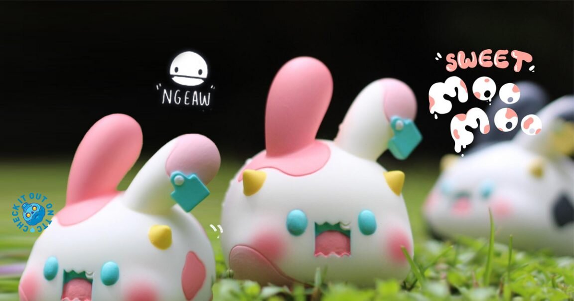 Sweet Moo Moo by Pang Ngaew Ngaew x Milk Cargo - The Toy Chronicle