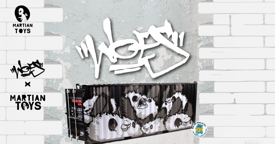 Woes Panda Container by Woes Aaron Martin x Martian Toys - The Toy ...