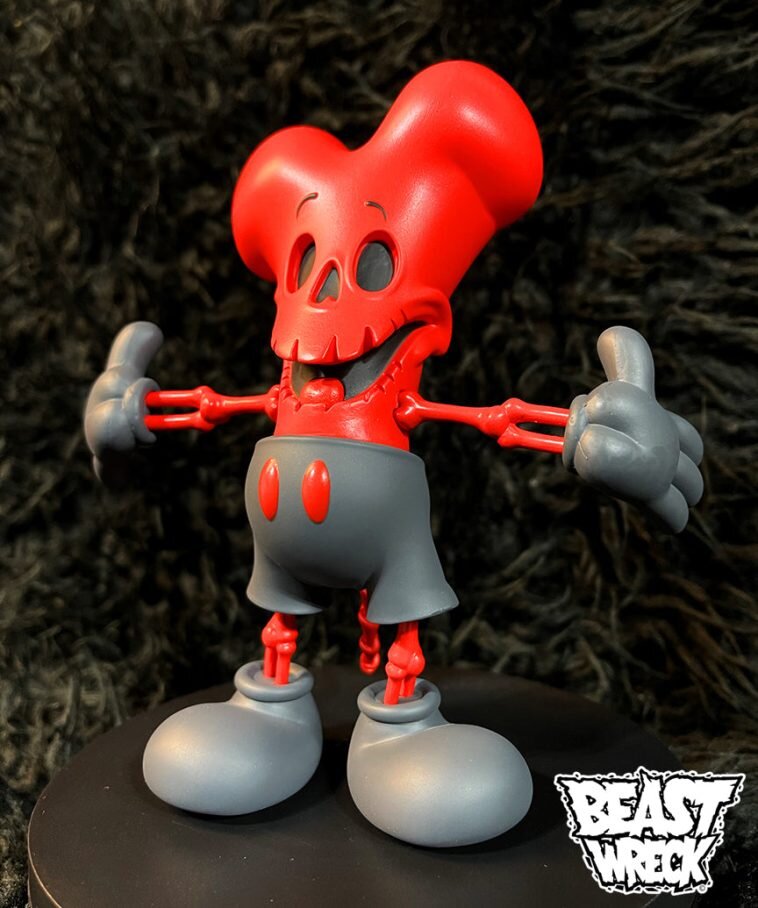 Bonehead Tenacious Toys Exclusive Red Bone Edition by BeastWreck x ...