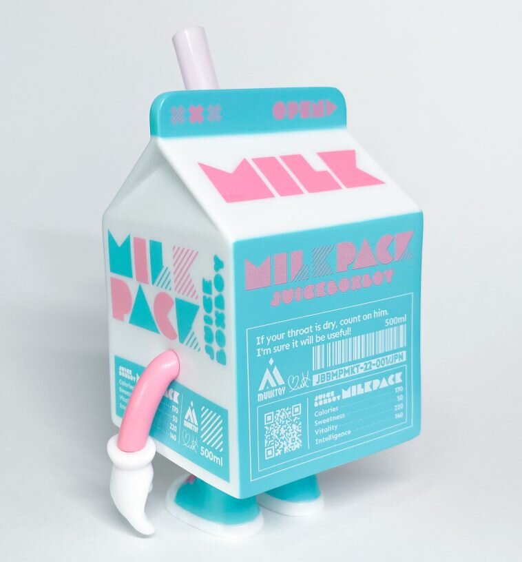 Muuktoy Presents JUICE BOX BOY MILKPACK - The Toy Chronicle