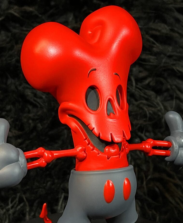Bonehead Tenacious Toys Exclusive Red Bone Edition by BeastWreck x ...