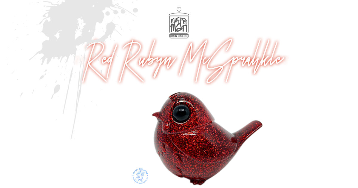 Red Rubyn McSprahkle Robin by Malte Fulda aka MuffinMan - The Toy Chronicle