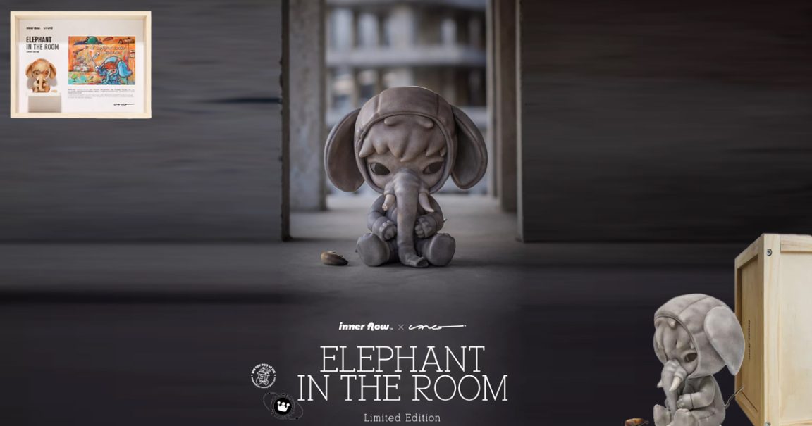 Inner Flow x LANG Presents HIRONO Elephant in the Room - The Toy Chronicle
