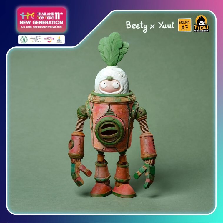 Tidu Workshop Presents Beety x Tuui at TTE 2023 - The Toy Chronicle
