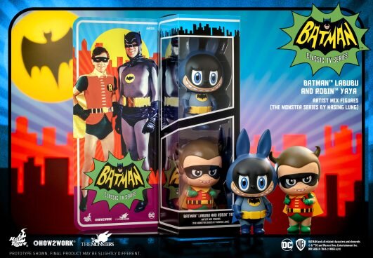 Batman 1966 - Batman Labubu & Robin Yaya Artist Mix The Monsters Series ...