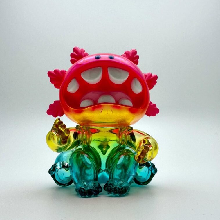 Macaroni Baby Rainbow StrangeCat Toys Exclusive by Grape Brain x Zendio ...